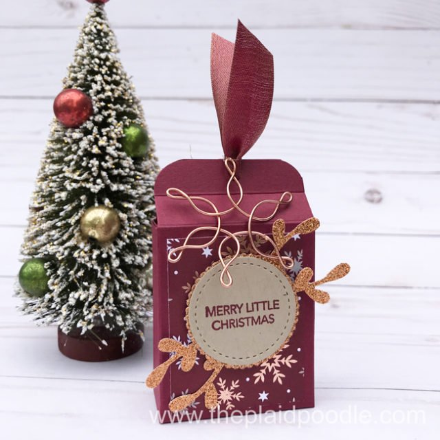 Peaceful Noel Mini Gift Box | The Plaid Poodle Papercrafting Company